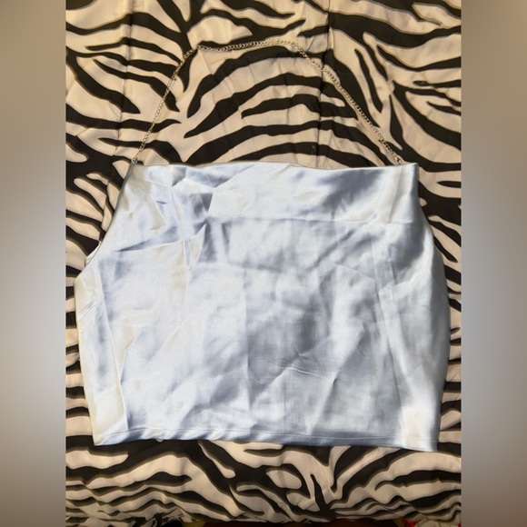 SHEIN | Tops | Nwt Shein Satin Crop Top | Poshmark